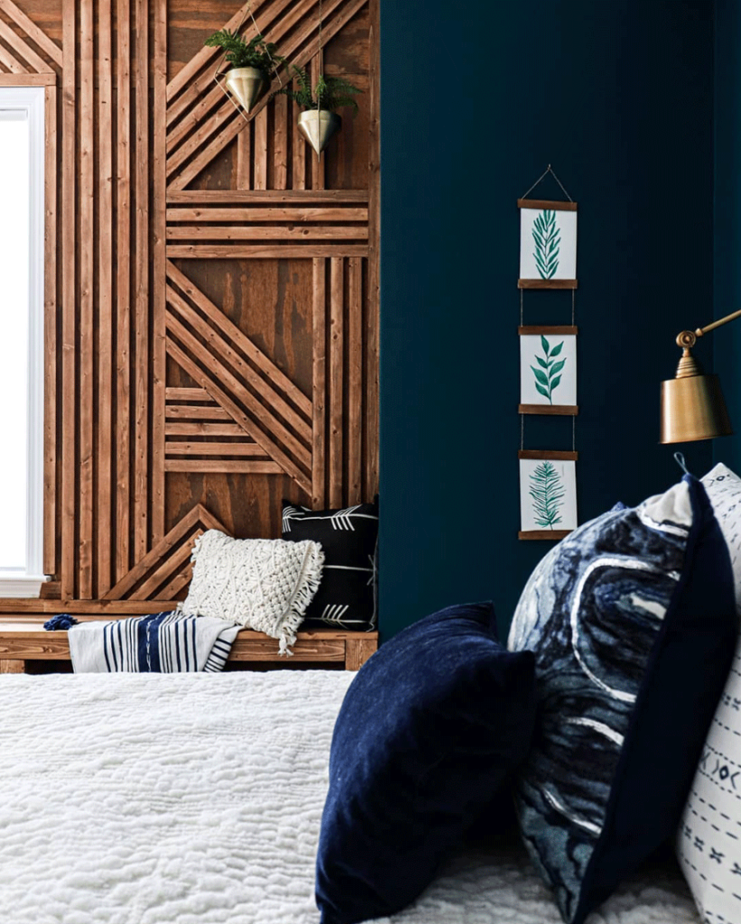 Feature Wall Inspiration | Blue Sky Shutters & Shades