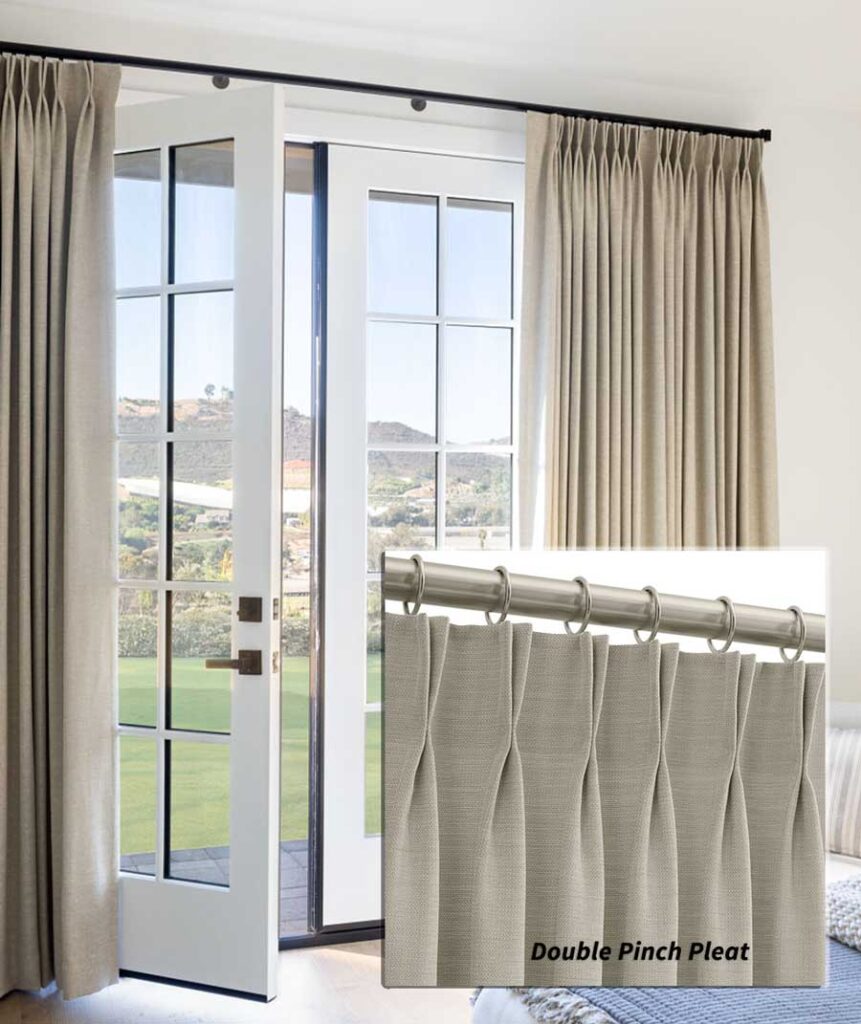How to Select Pinch Pleat Drapery Designs & Styles